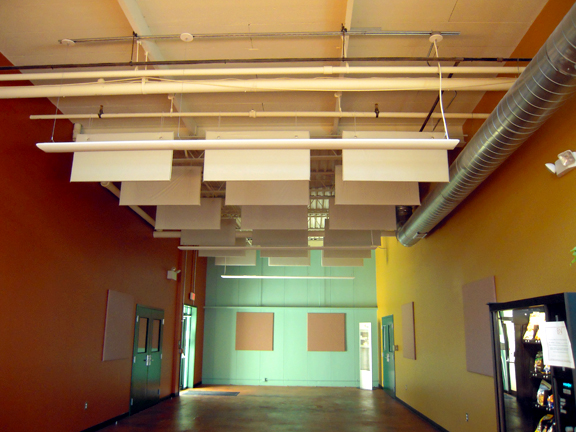 Cloudscape Ceiling Baffles (Encapsulated PVC-Vinyl Baffles, Sailcloth ...