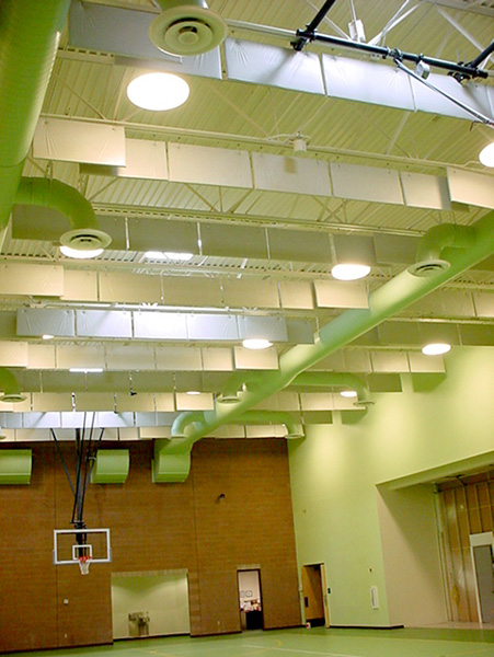 Cloudscape Ceiling Baffles (Encapsulated PVC-Vinyl Baffles, Sailcloth ...
